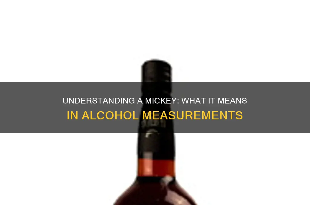 Understanding A Mickey: What It Means In Alcohol Measurements | CyAlcohol