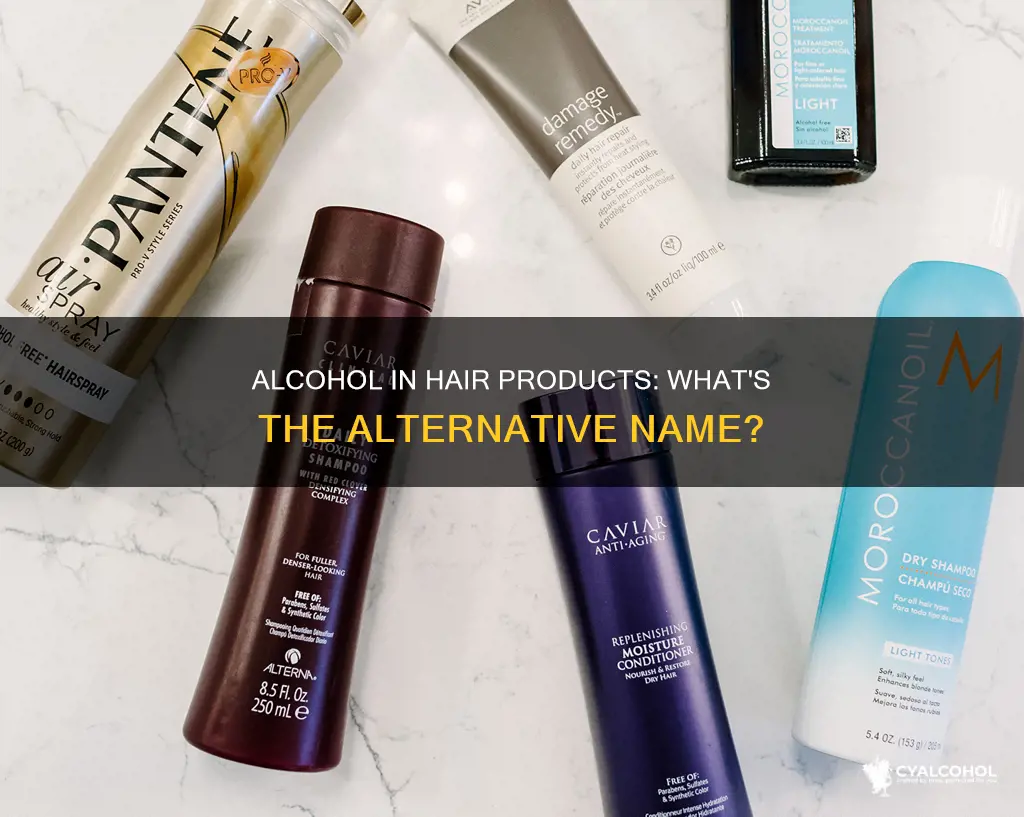 Alcohol In Hair Products: What's The Alternative Name? | CyAlcohol