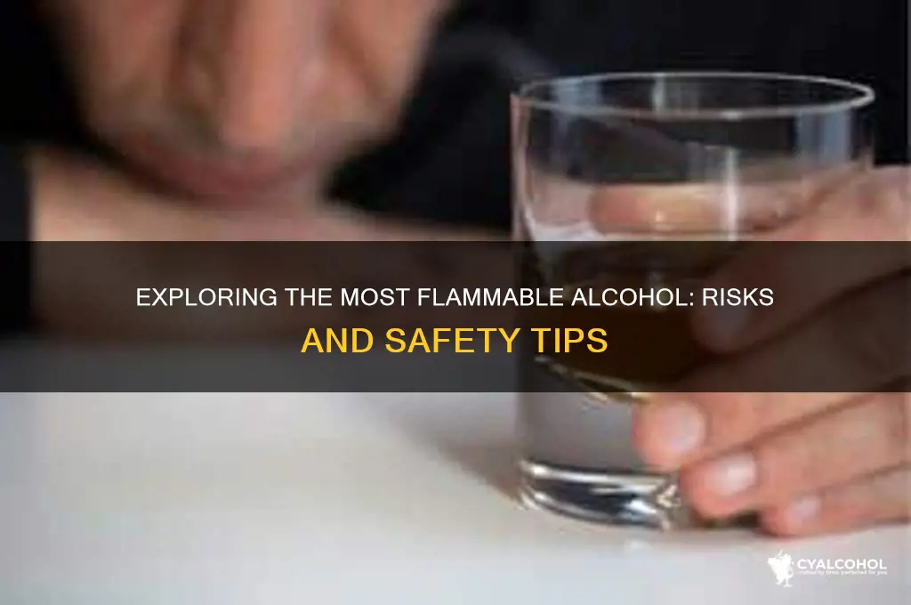 Exploring The Most Flammable Alcohol: Risks And Safety Tips | CyAlcohol