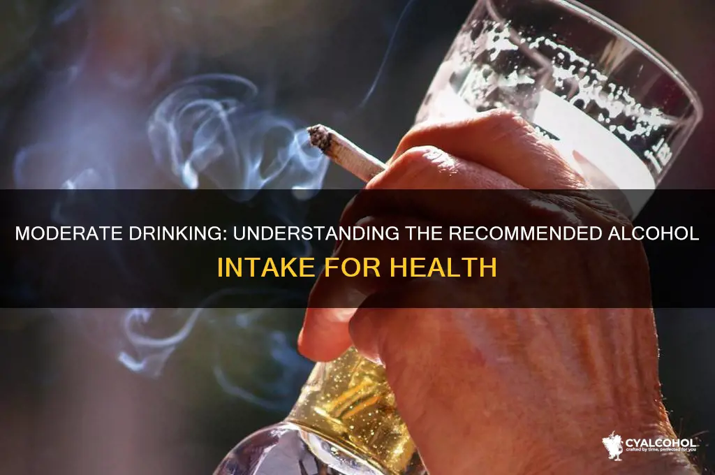 Moderate Drinking: Understanding The Recommended Alcohol Intake For ...