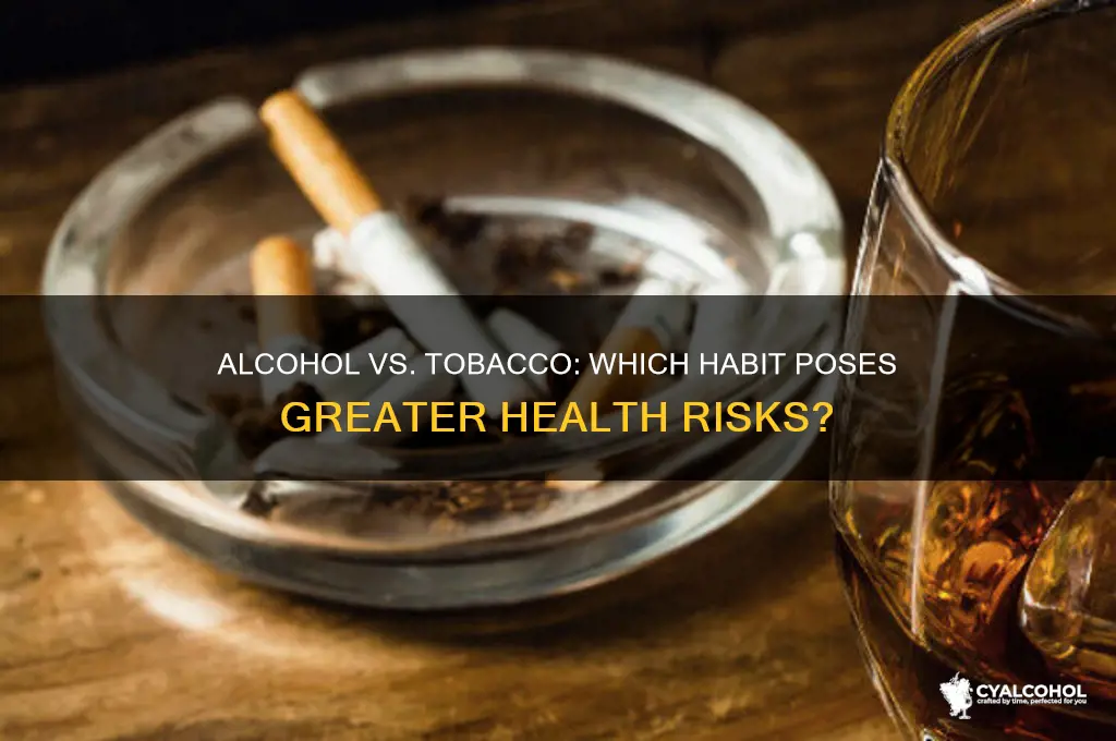 Alcohol Vs. Tobacco: Which Habit Poses Greater Health Risks? | CyAlcohol