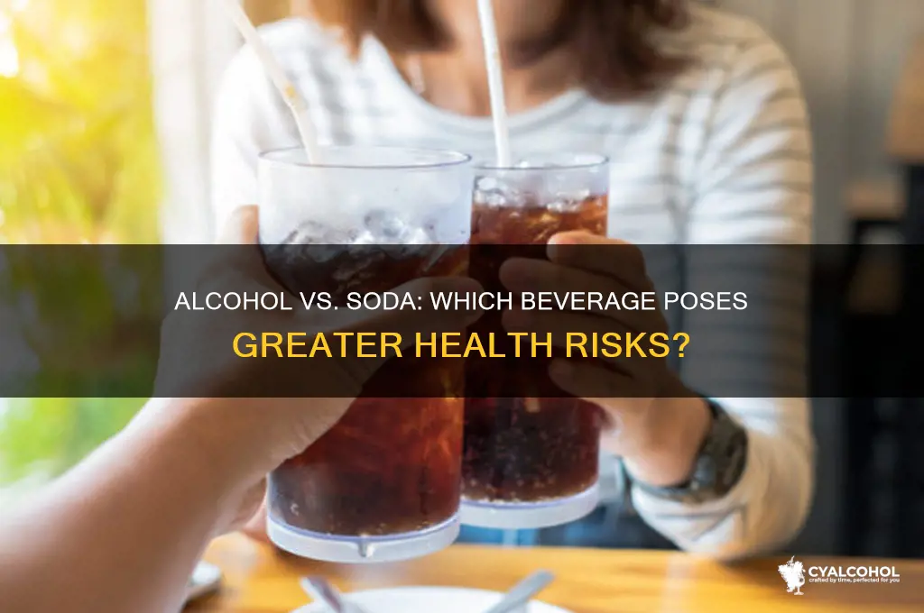 Alcohol Vs. Soda: Which Beverage Poses Greater Health Risks? | CyAlcohol
