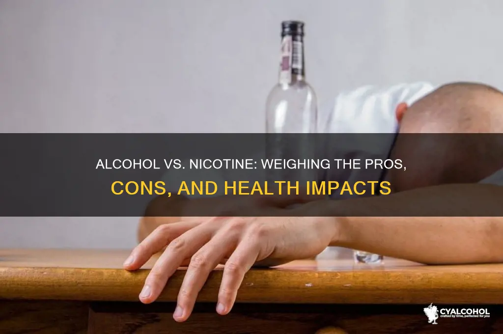 Alcohol Vs. Nicotine: Weighing The Pros, Cons, And Health Impacts ...