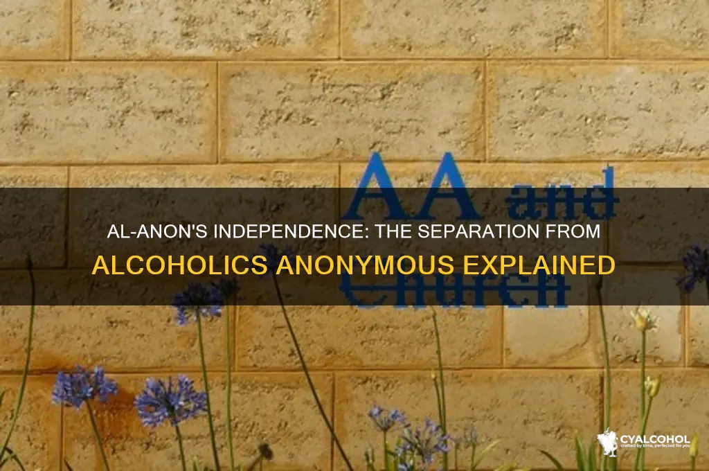 Al-Anon's Independence: The Separation From Alcoholics Anonymous ...