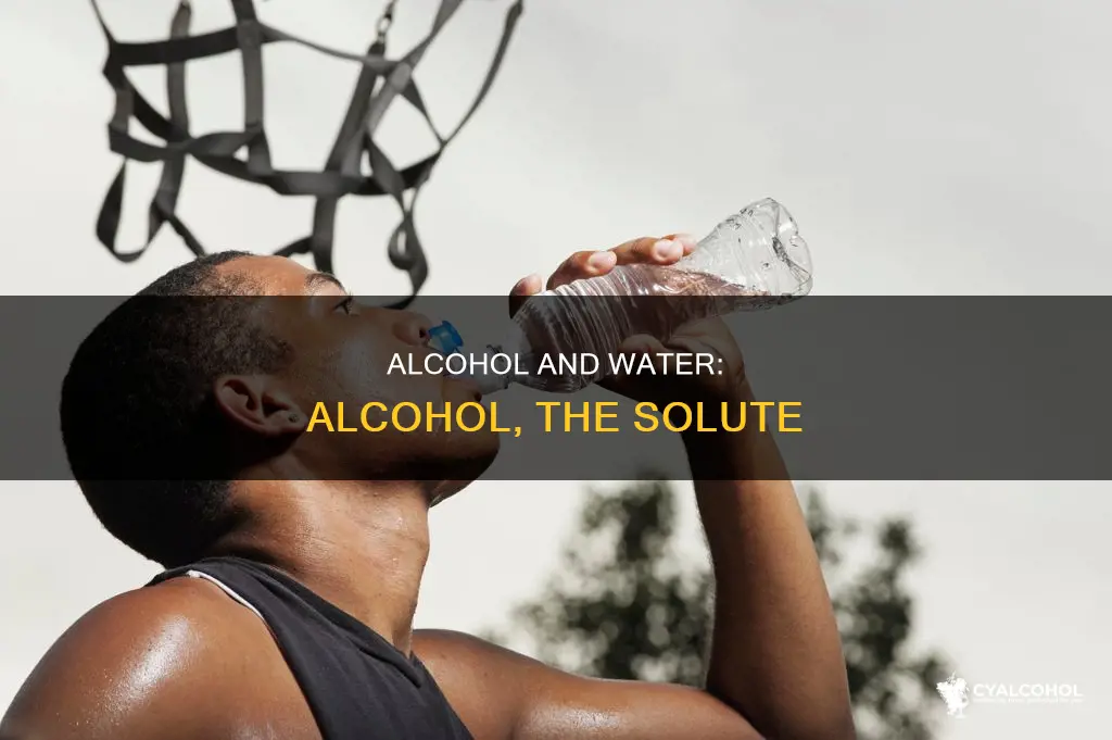 Alcohol And Water: Alcohol, The Solute | CyAlcohol