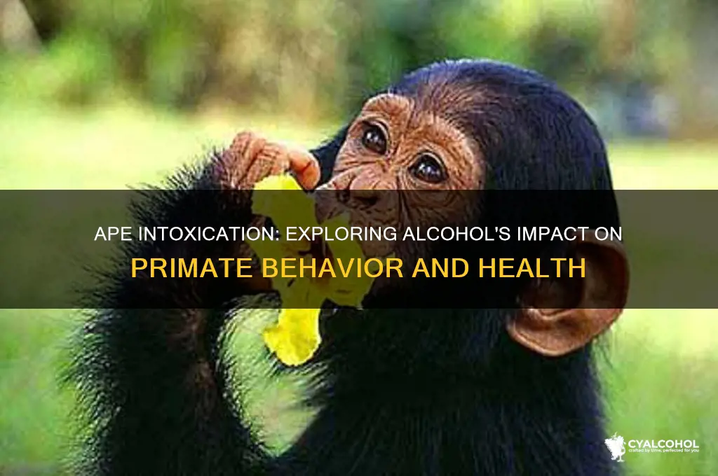 Ape Intoxication: Exploring Alcohol's Impact On Primate Behavior And ...