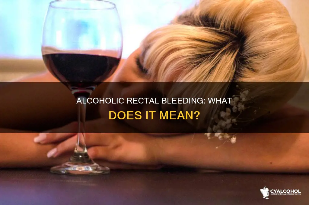 Alcoholic Rectal Bleeding: What Does It Mean? | CyAlcohol