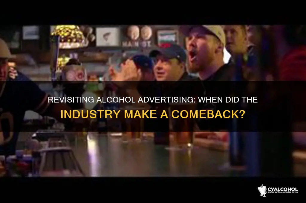 Revisiting Alcohol Advertising: When Did The Industry Make A Comeback ...