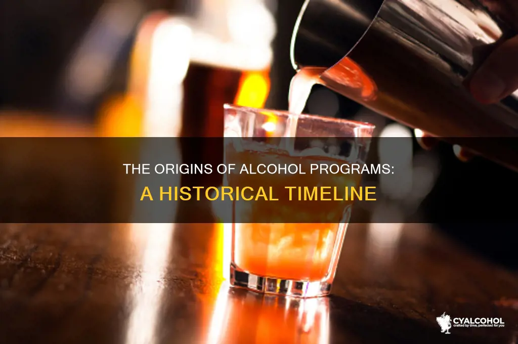 The Origins Of Alcohol Programs: A Historical Timeline | CyAlcohol