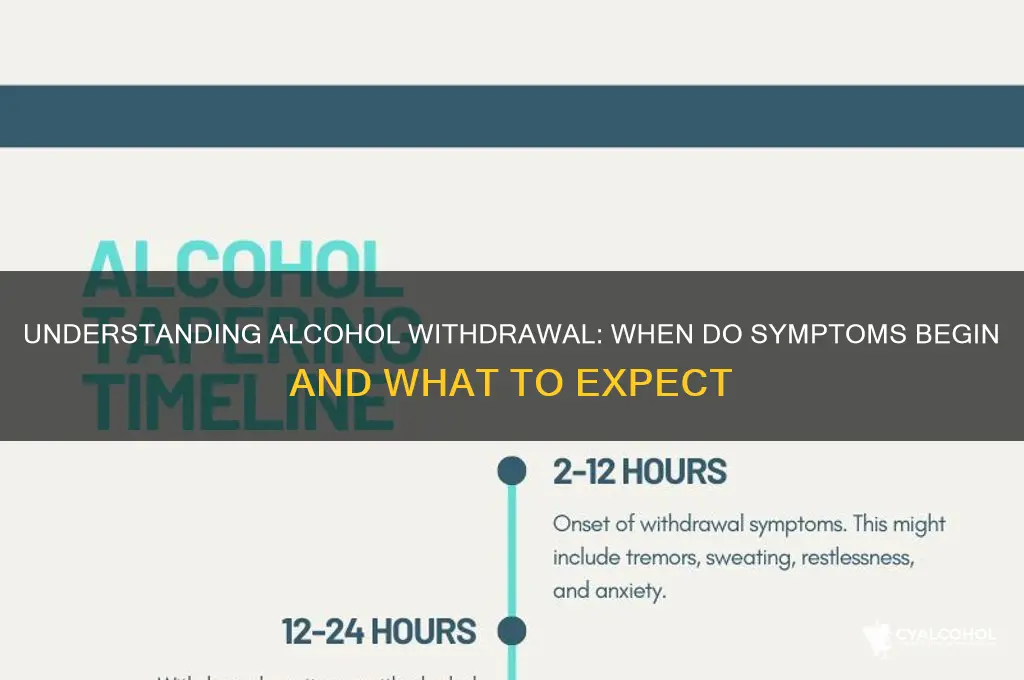 Understanding Alcohol Withdrawal: When Do Symptoms Begin And What To ...