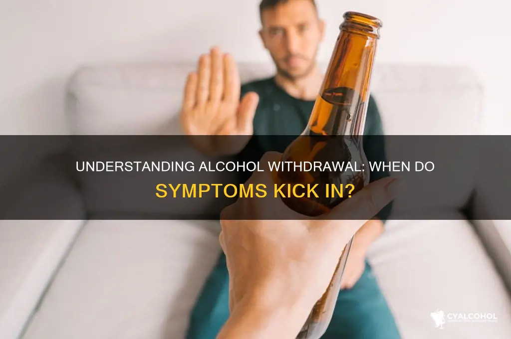 Understanding Alcohol Withdrawal: When Do Symptoms Kick In? | CyAlcohol