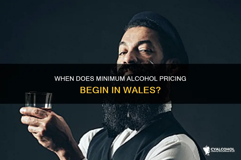 When Does Minimum Alcohol Pricing Begin In Wales? | CyAlcohol