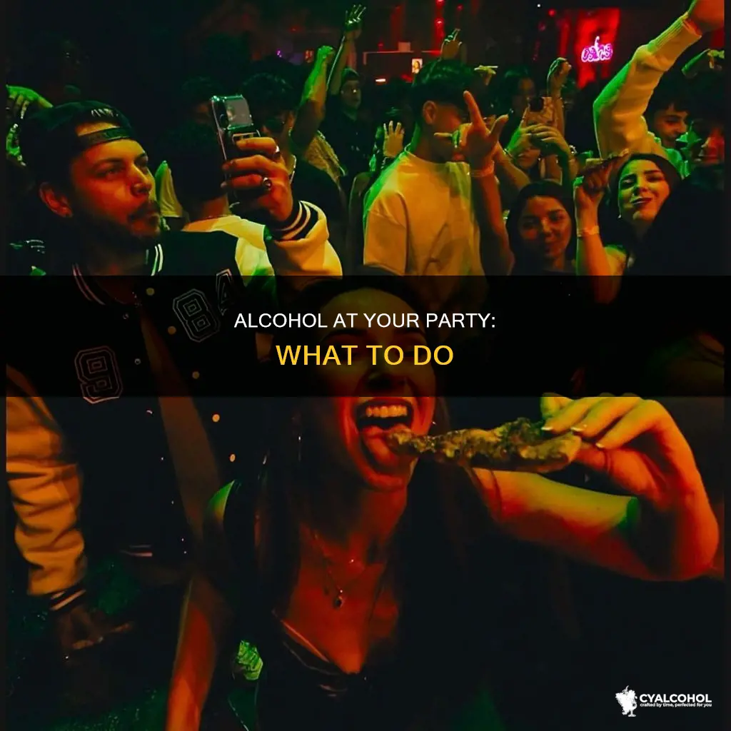 Alcohol At Your Party: What To Do | CyAlcohol