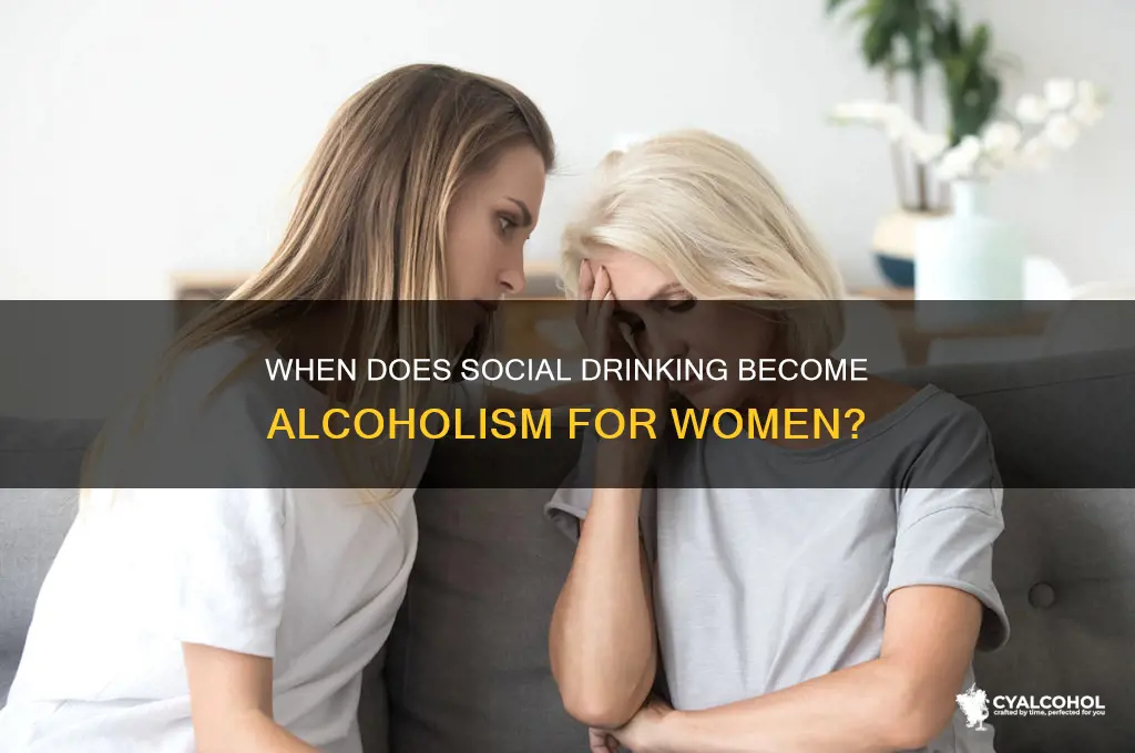 When Does Social Drinking Become Alcoholism For Women? | CyAlcohol