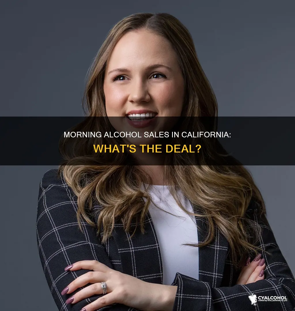 Morning Alcohol Sales In California: What's The Deal? | CyAlcohol