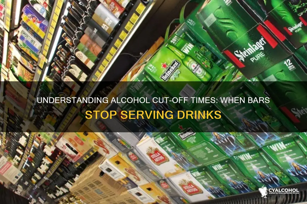 Understanding Alcohol Cut-Off Times: When Bars Stop Serving Drinks ...