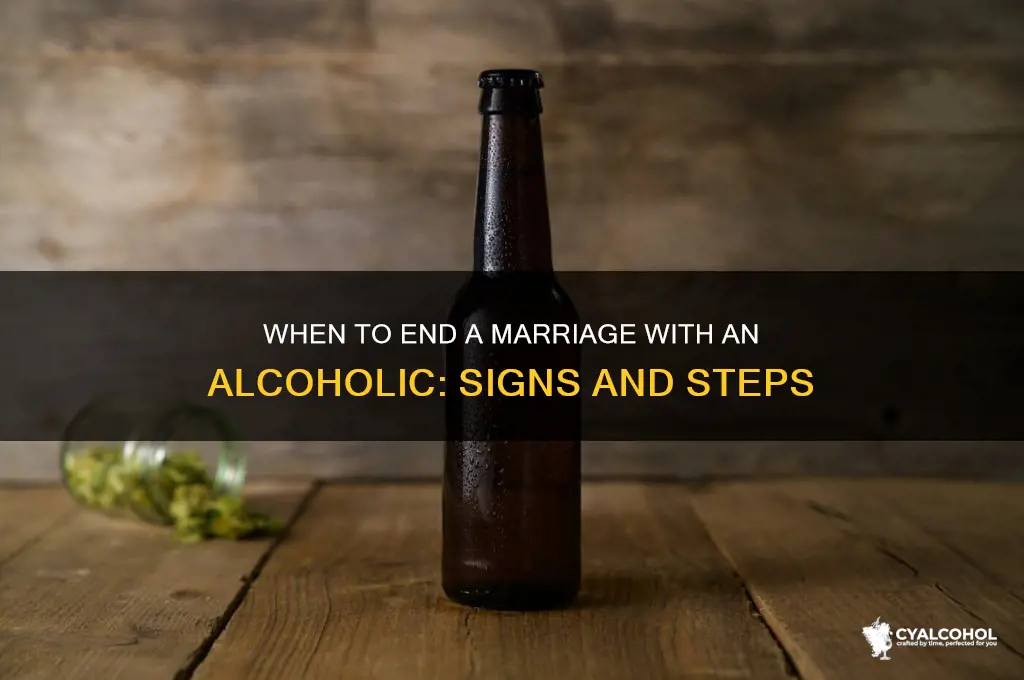 When To End A Marriage With An Alcoholic: Signs And Steps | CyAlcohol