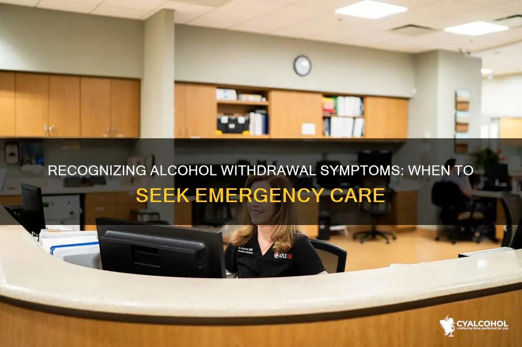 Recognizing Alcohol Withdrawal Symptoms: When To Seek Emergency Care ...