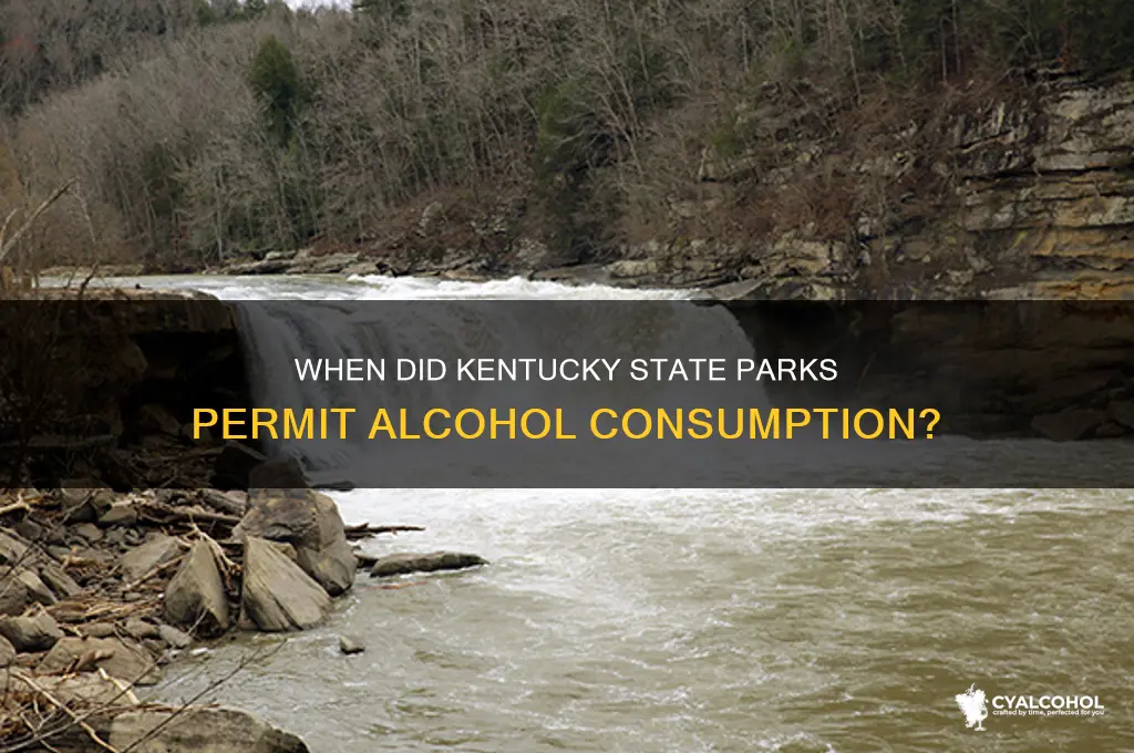When Did Kentucky State Parks Permit Alcohol Consumption? | CyAlcohol