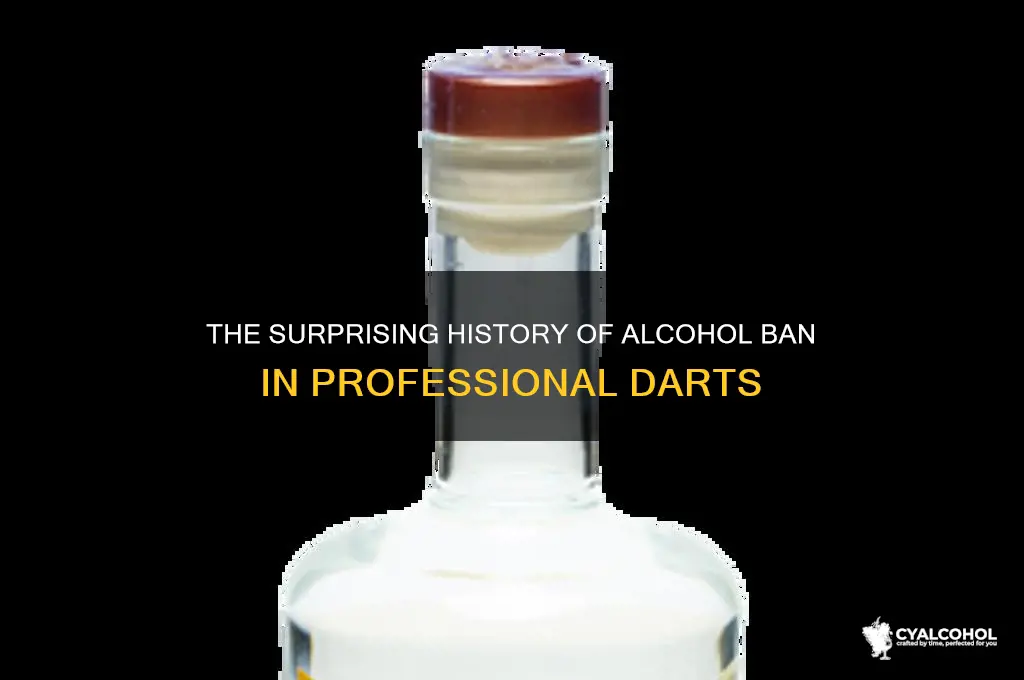 The Surprising History Of Alcohol Ban In Professional Darts | CyAlcohol