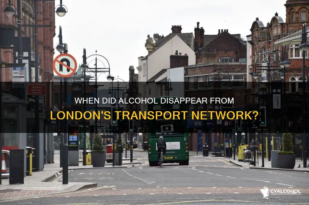 When Did Alcohol Disappear From London's Transport Network? | CyAlcohol