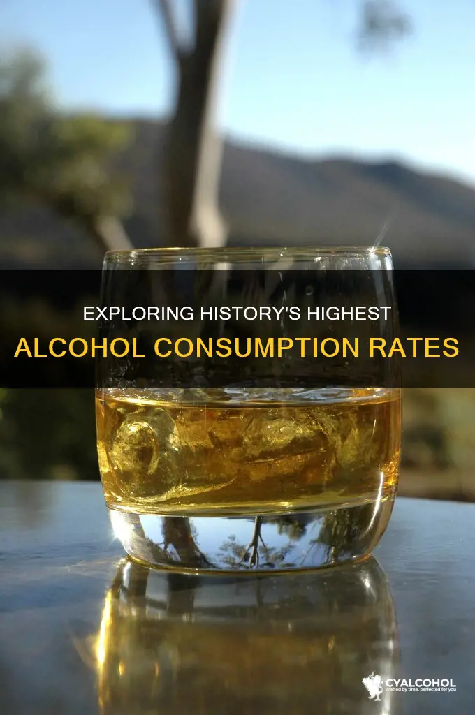 Exploring History's Highest Alcohol Consumption Rates | CyAlcohol