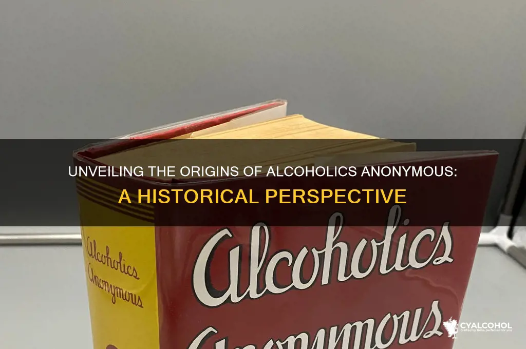 Unveiling The Origins Of Alcoholics Anonymous: A Historical Perspective ...