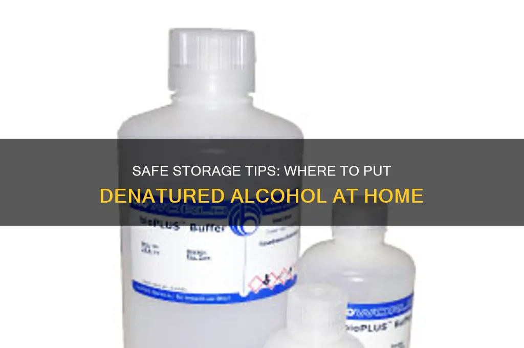 Safe Storage Tips: Where To Put Denatured Alcohol At Home | CyAlcohol