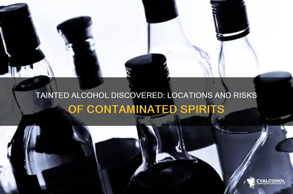 Tainted Alcohol Discovered: Locations And Risks Of Contaminated Spirits ...