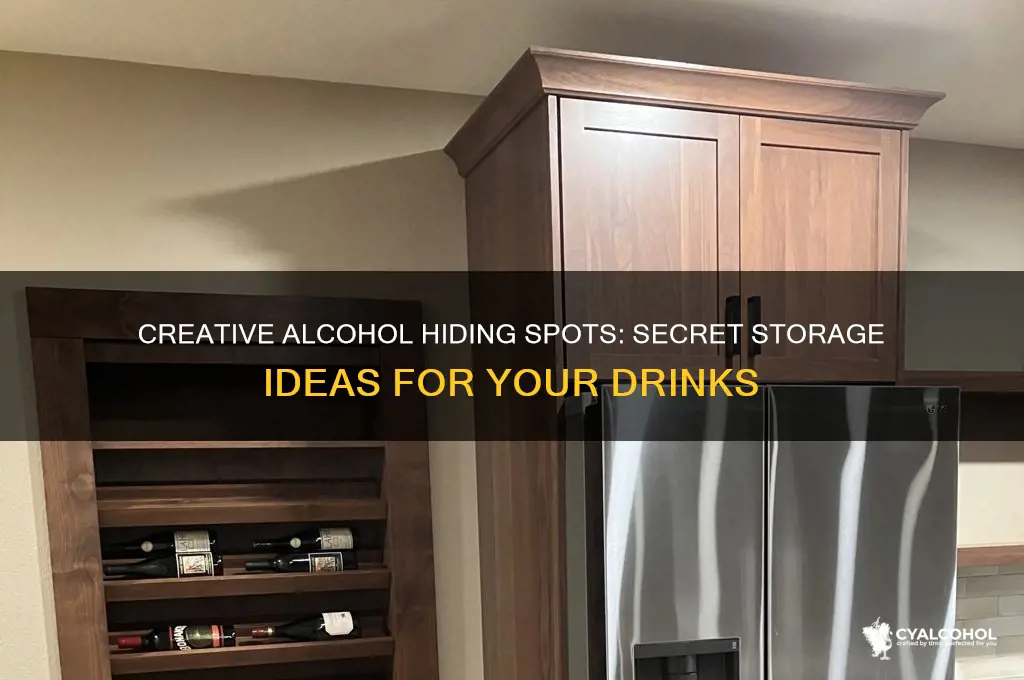 Creative Alcohol Hiding Spots: Secret Storage Ideas For Your Drinks ...
