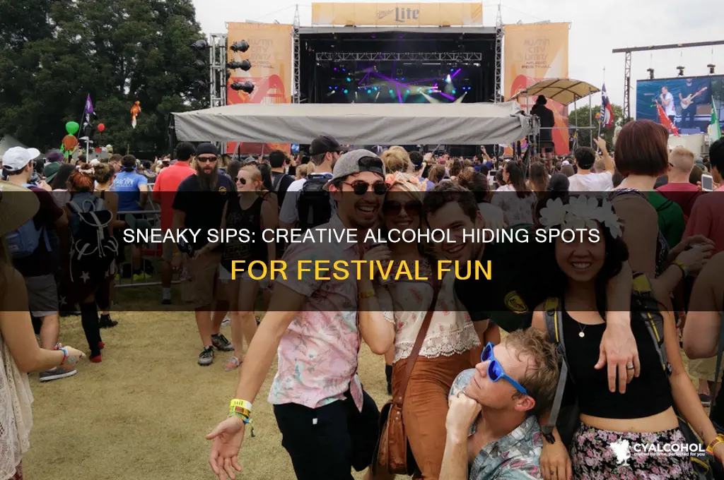 Sneaky Sips: Creative Alcohol Hiding Spots For Festival Fun | CyAlcohol