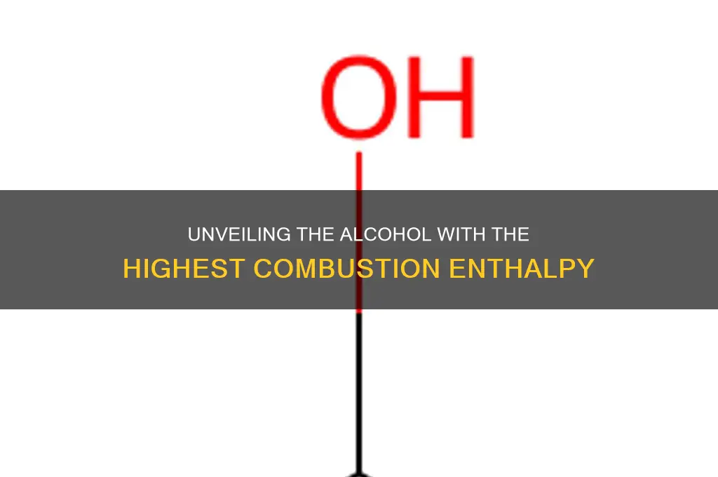 Unveiling The Alcohol With The Highest Combustion Enthalpy | CyAlcohol