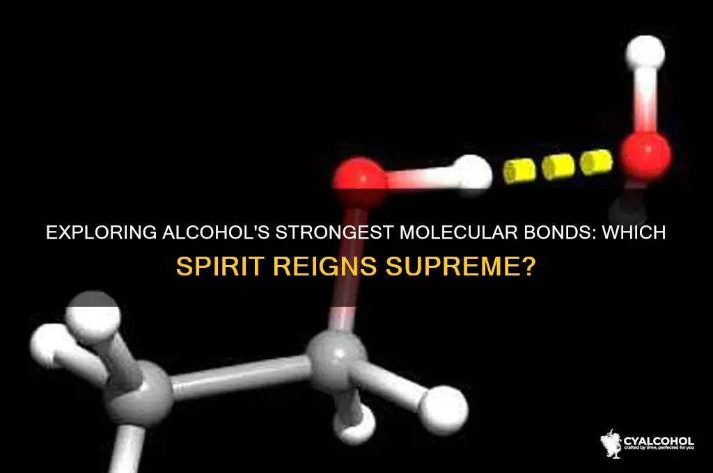 Exploring Alcohol's Strongest Molecular Bonds: Which Spirit Reigns ...