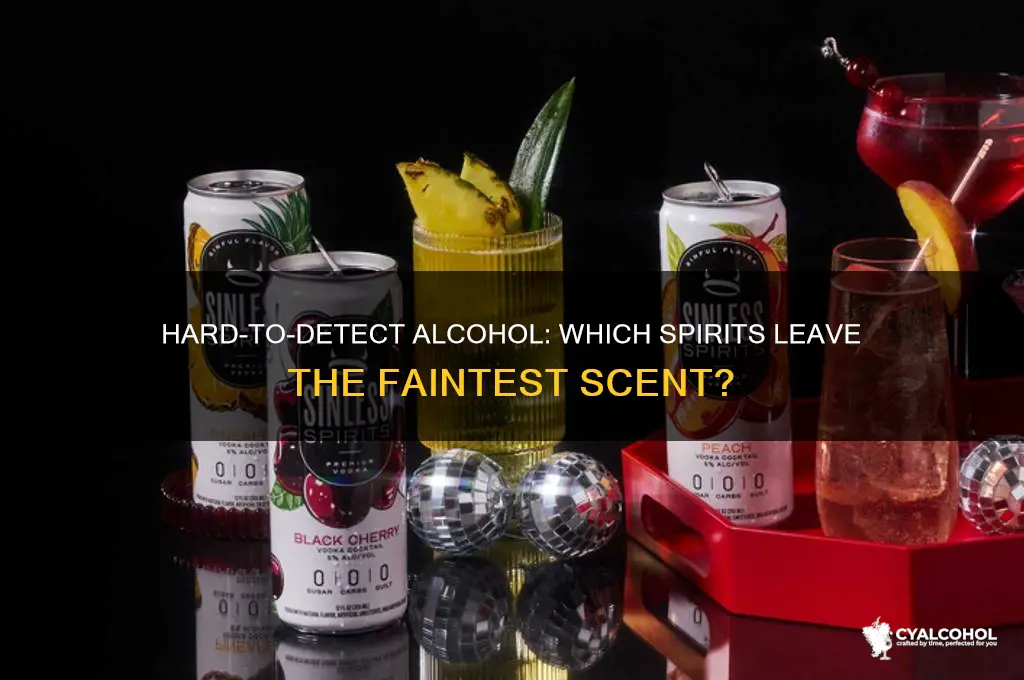 Hard-To-Detect Alcohol: Which Spirits Leave The Faintest Scent? | CyAlcohol