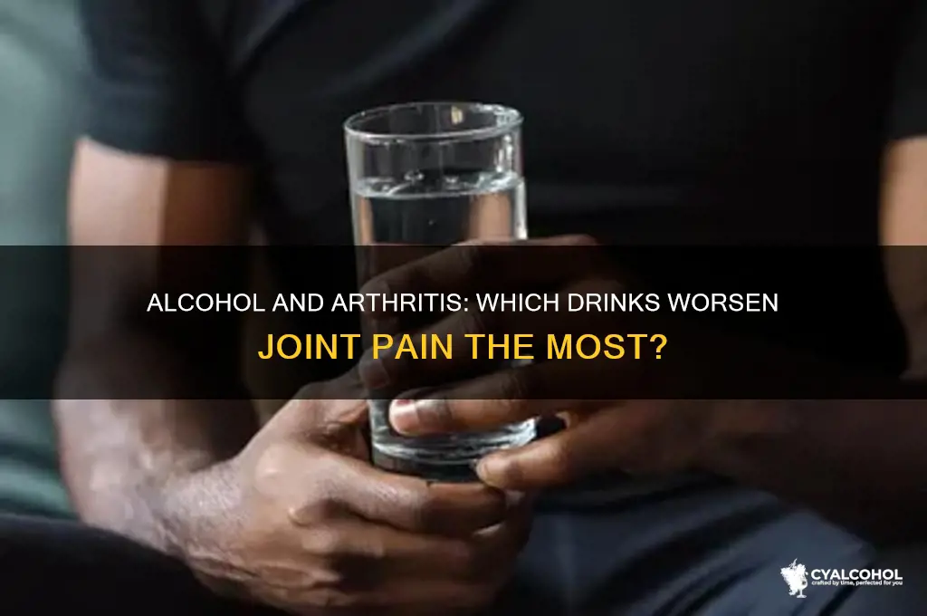 Alcohol And Arthritis: Which Drinks Worsen Joint Pain The Most? | CyAlcohol