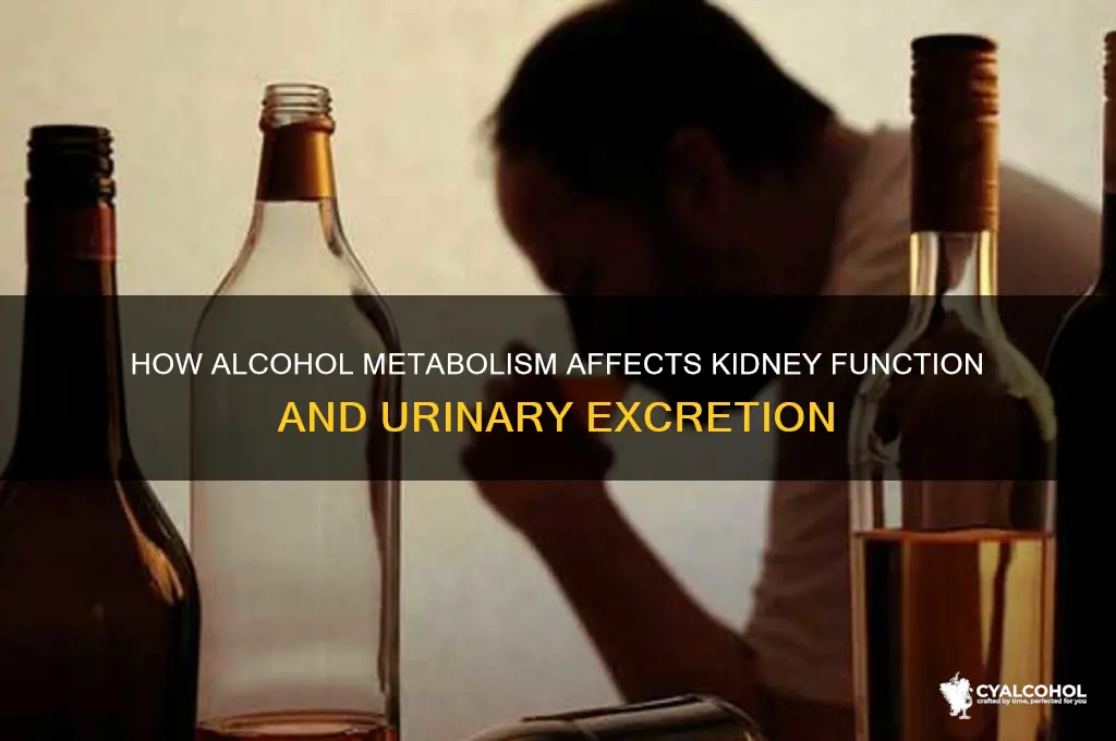 How Alcohol Metabolism Affects Kidney Function And Urinary Excretion ...