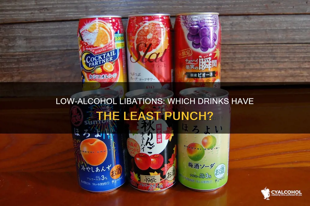 Low-Alcohol Libations: Which Drinks Have The Least Punch? | CyAlcohol