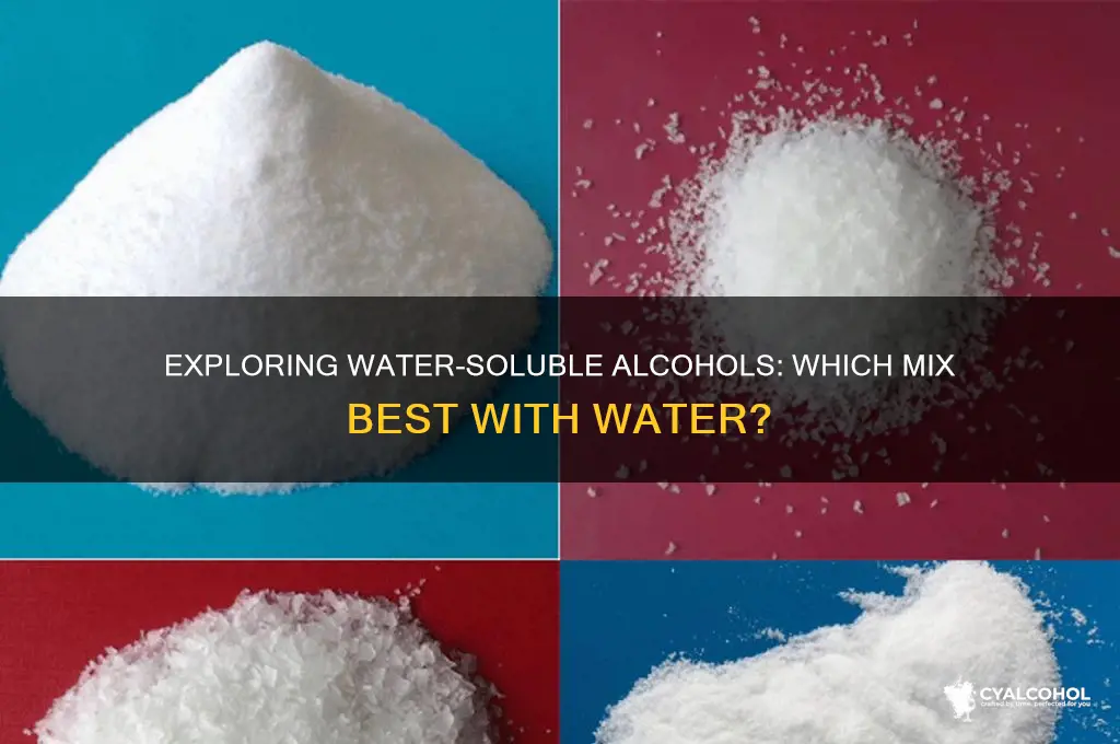 Exploring Water-Soluble Alcohols: Which Mix Best With Water? | CyAlcohol