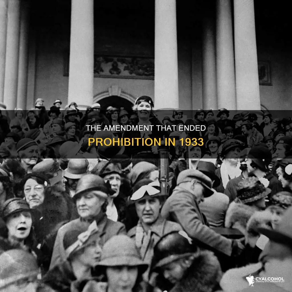 The Amendment That Ended Prohibition In 1933 | CyAlcohol