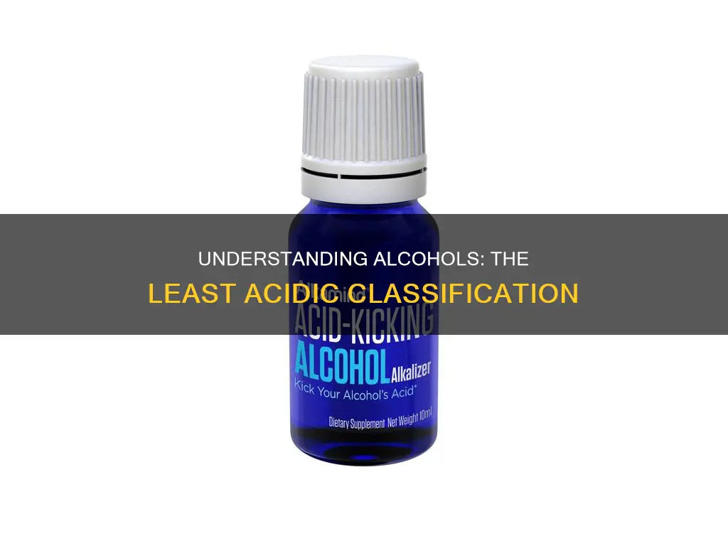 Understanding Alcohols: The Least Acidic Classification | CyAlcohol
