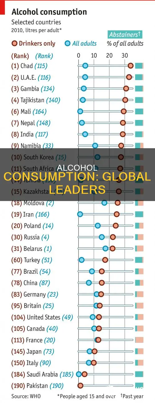 Alcohol Consumption: Global Leaders | CyAlcohol