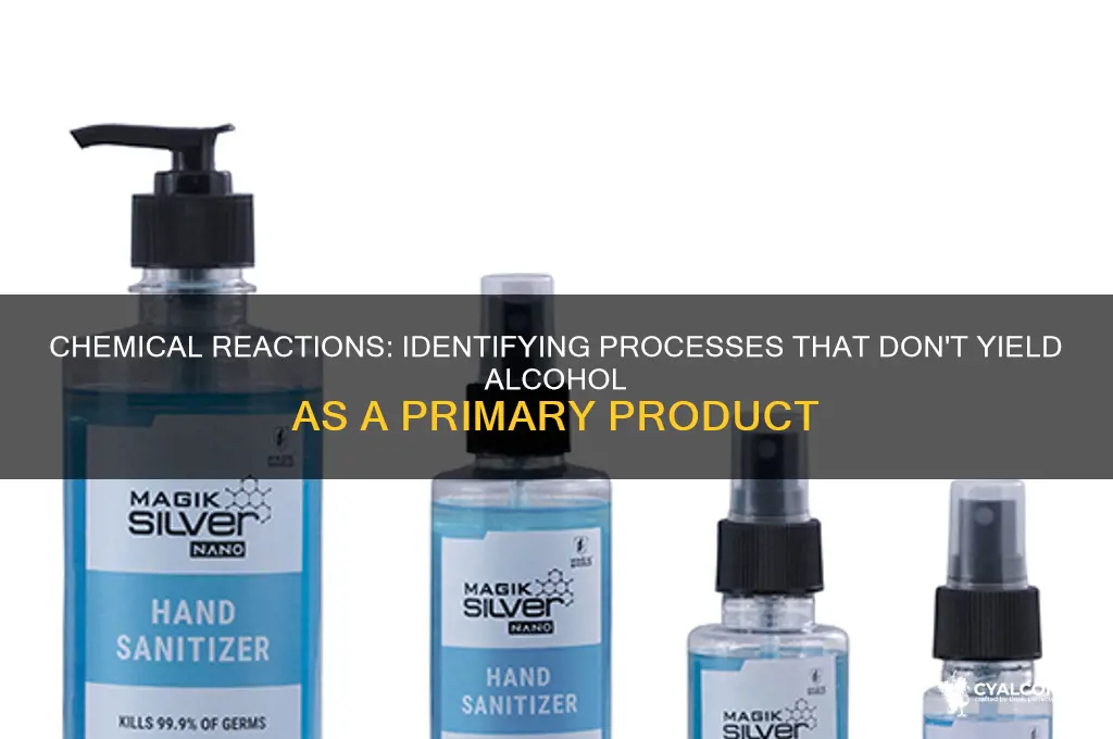 Chemical Reactions: Identifying Processes That Don't Yield Alcohol As A ...