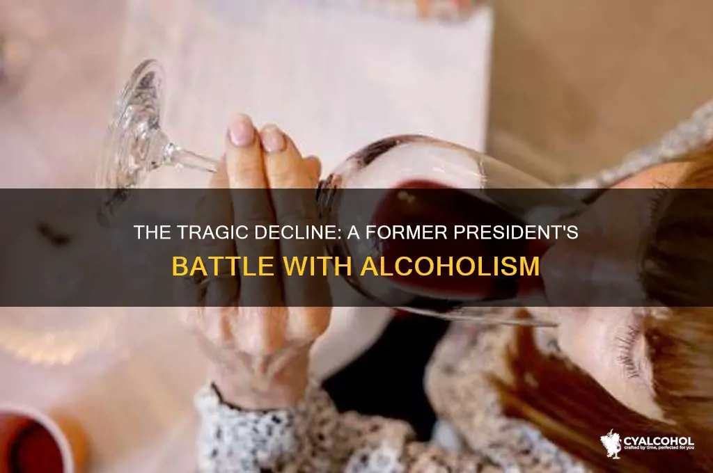 The Tragic Decline: A Former President's Battle With Alcoholism | CyAlcohol