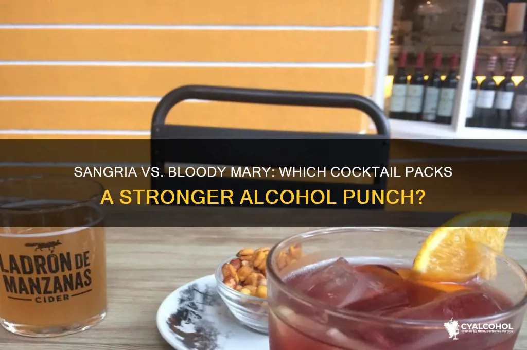 Sangria Vs. Bloody Mary: Which Cocktail Packs A Stronger Alcohol Punch ...