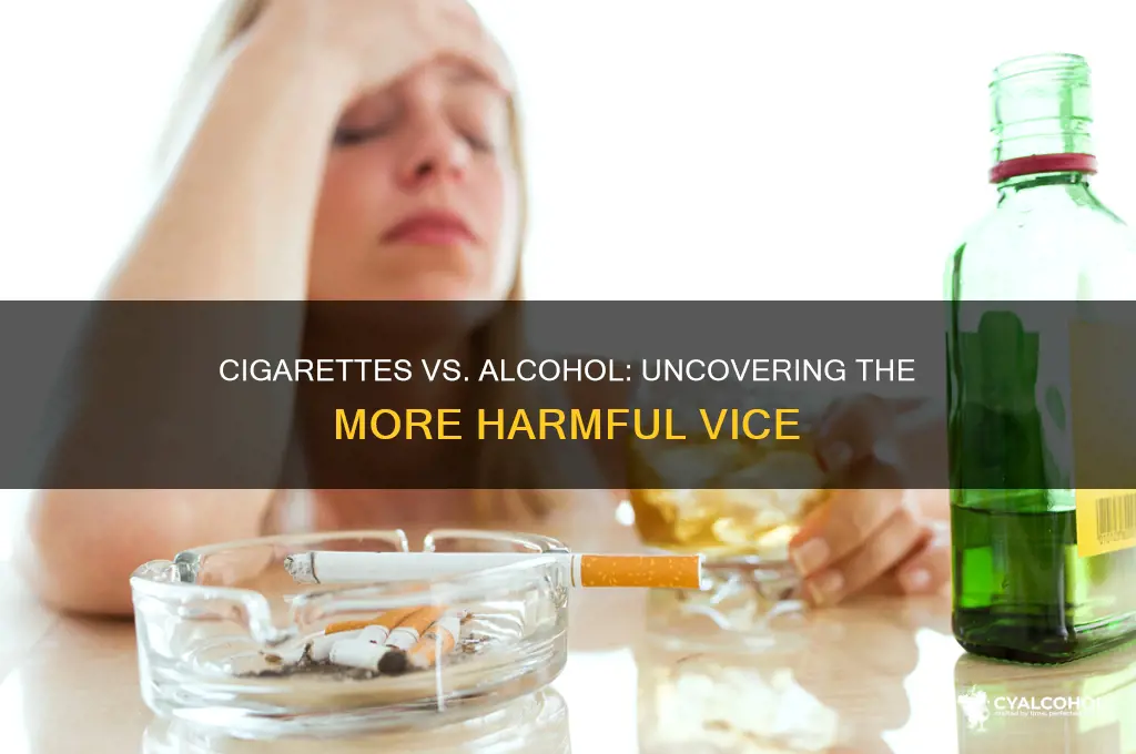 Cigarettes Vs. Alcohol: Uncovering The More Harmful Vice | CyAlcohol
