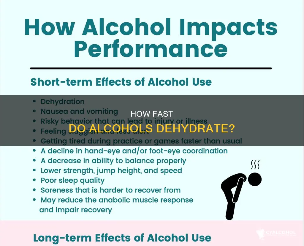 How Fast Do Alcohols Dehydrate? | CyAlcohol