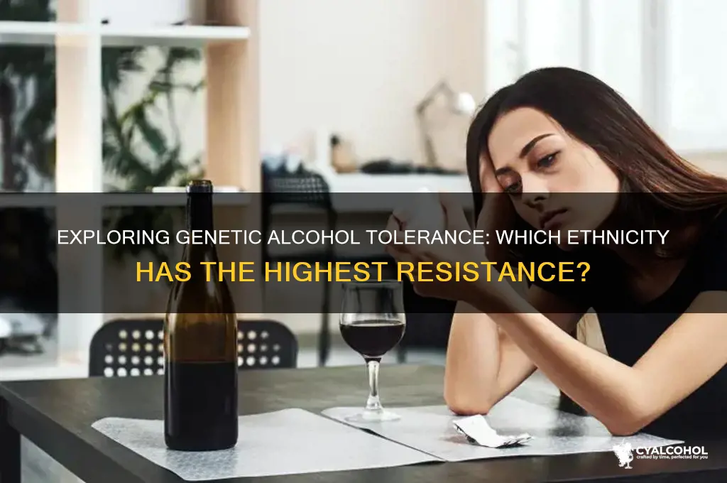 Exploring Genetic Alcohol Tolerance: Which Ethnicity Has The Highest ...