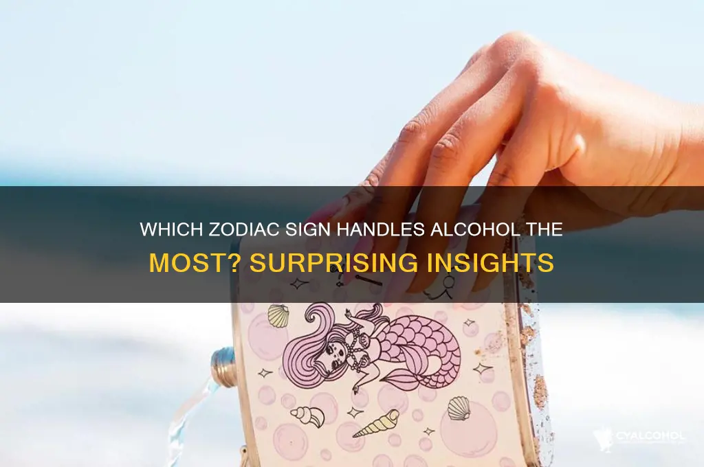 Which Zodiac Sign Handles Alcohol The Most? Surprising Insights | CyAlcohol