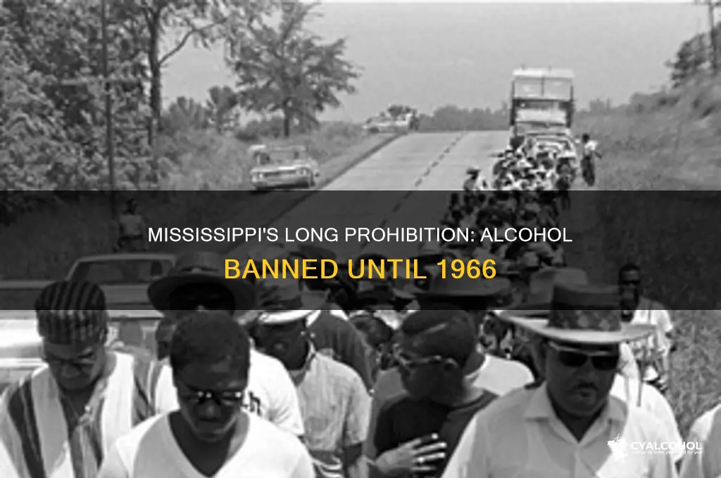 Mississippi's Long Prohibition: Alcohol Banned Until 1966 | CyAlcohol