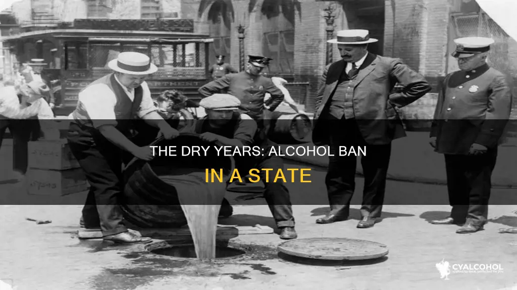 The Dry Years: Alcohol Ban In A State | CyAlcohol
